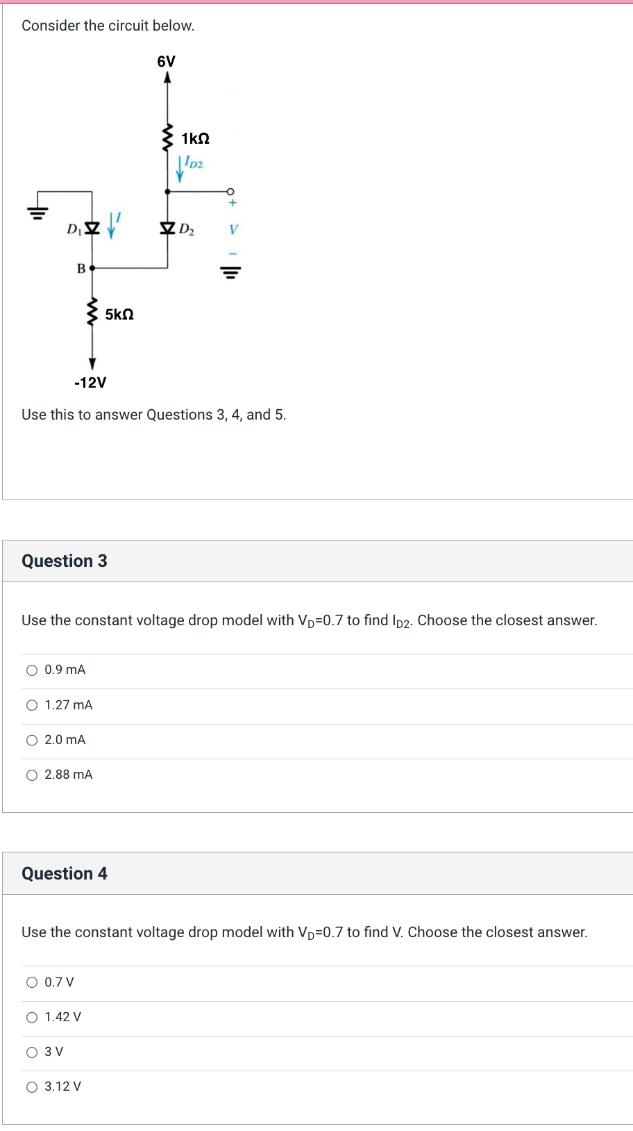 Solved Consider the circuit below. Use this to answer | Chegg.com