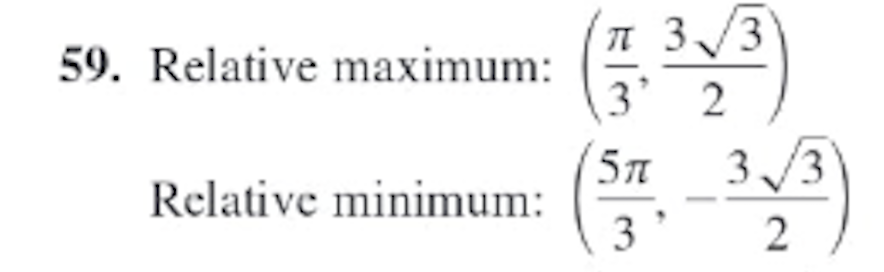 Solved Finding relative extrema. Find the relative extrema | Chegg.com