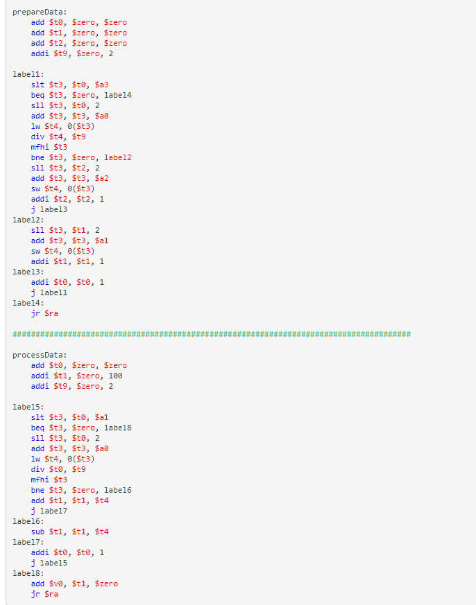 Solved Good Afternoon, I need this MIPS program converted | Chegg.com Solved Good Afternoon, I need this MIPS program converted | Chegg.com
