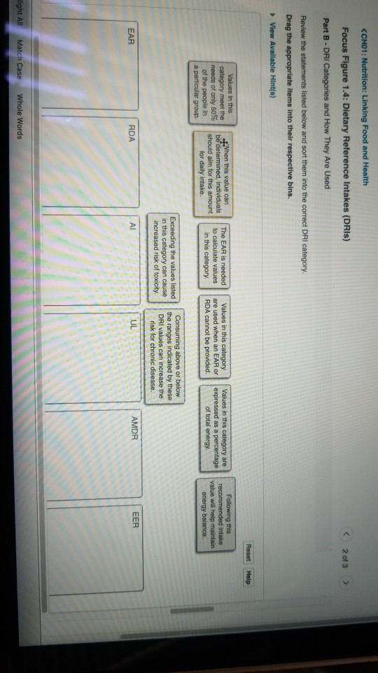 Solved CHOI: Nutrition: Linking Food and Health Focus Figure | Chegg.com