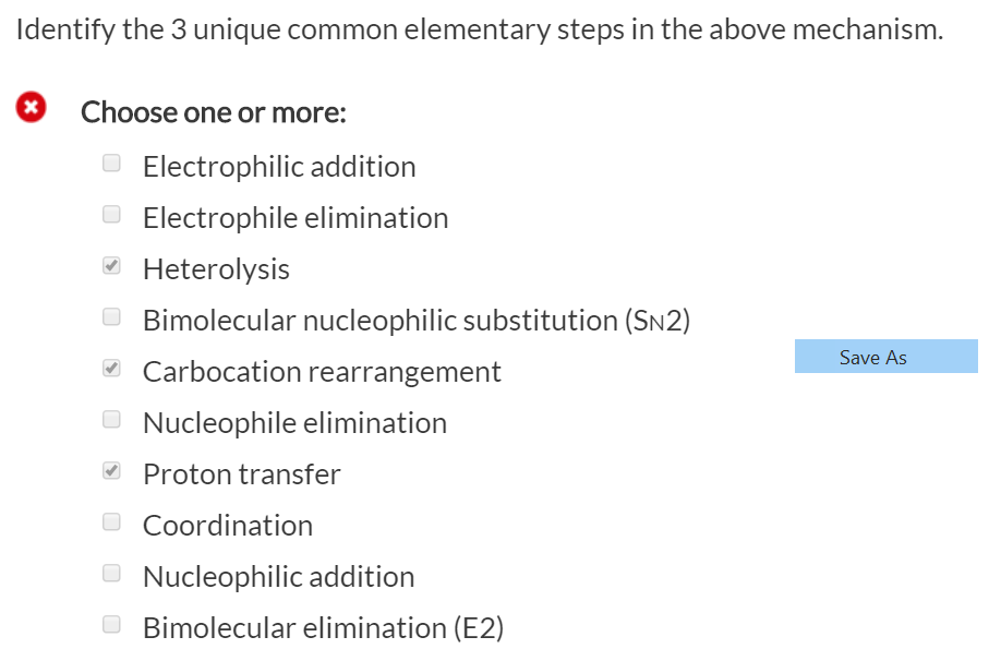 Solved O r 0 Identify the 3 unique common elementary steps | Chegg.com