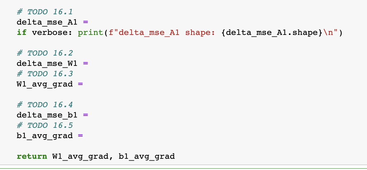 Solved Each of the partial derivatives map to the following | Chegg.com