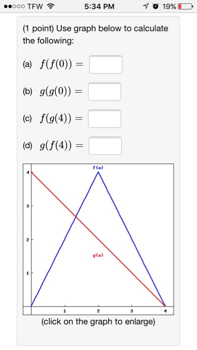Solved Use graph below to calculate the following: (a) f (f | Chegg.com