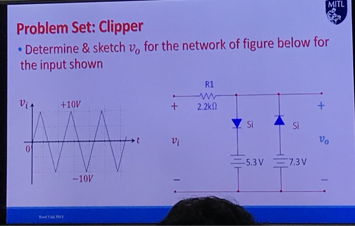 Solved MITL Problem Set: Clipper Determine &sketch vo for | Chegg.com Solved MITL Problem Set: Clipper Determine &sketch vo for | Chegg.com