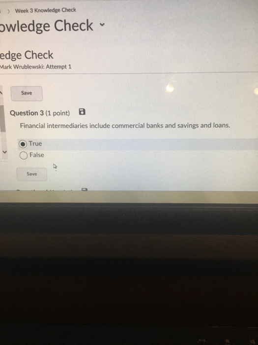 Solved ) Week 3 Knowledge Check owledge Check edge Check | Chegg.com