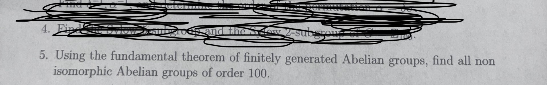 Solved 5. Using the fundamental theorem of finitely | Chegg.com