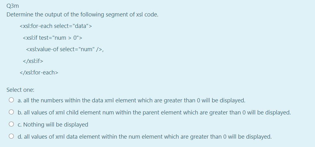 Solved Q3m Which of the following statement is true about | Chegg.com