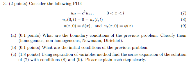 Solved Partial Differential Equations | Chegg.com