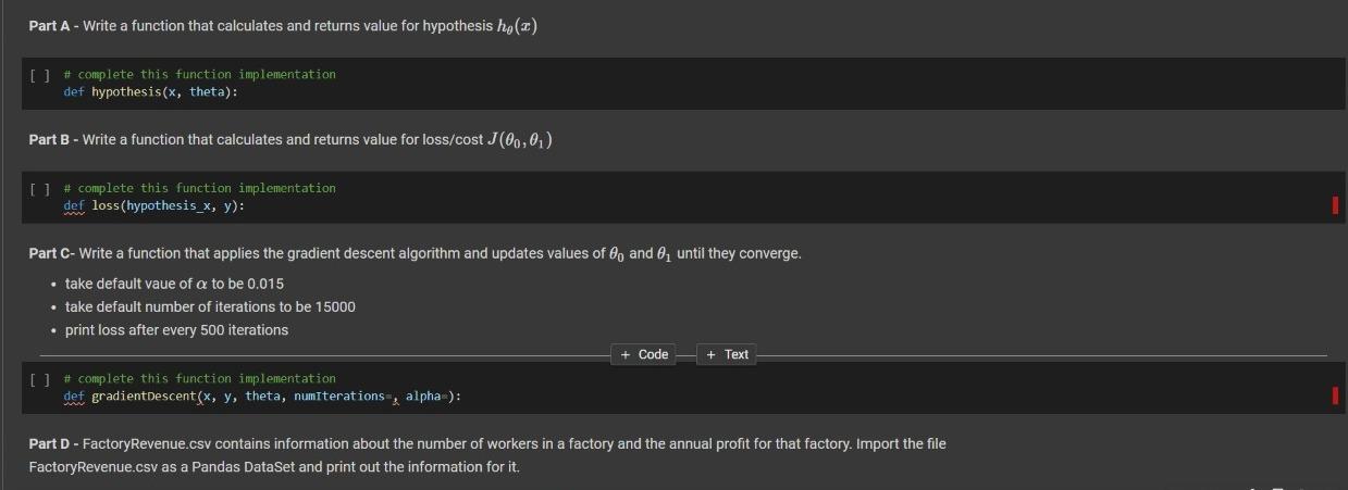 Solved Part A - Write a function that calculates and returns | Chegg.com
