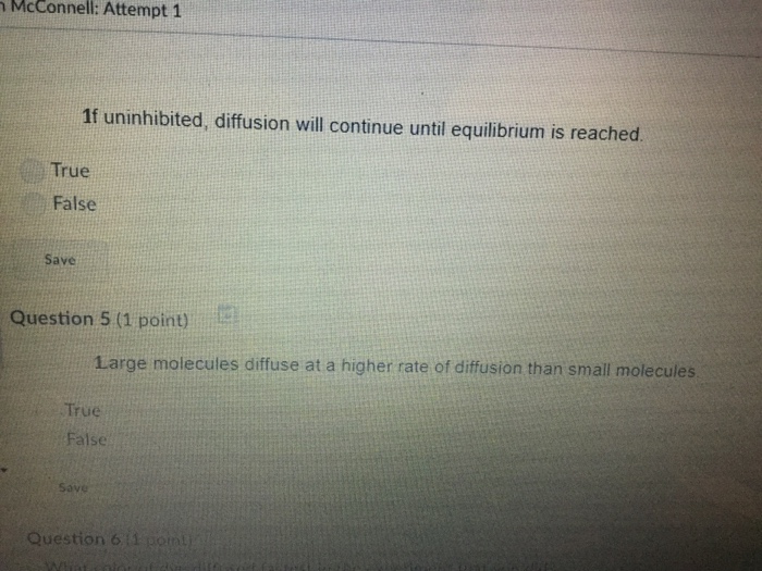 Solved estion 1 (1 point) rd Th e process in which molecules | Chegg.com Solved estion 1 (1 point) rd Th e process in which molecules | Chegg.com