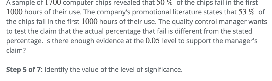 Solved A sample of 1700 computer chips revealed that 50 % of | Chegg.com