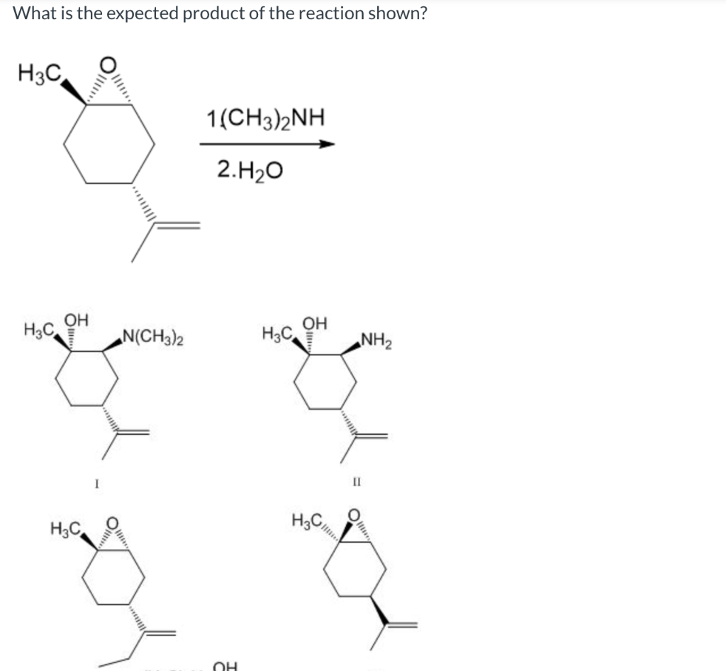 Solved What is the expected product of the reaction shown? | Chegg.com
