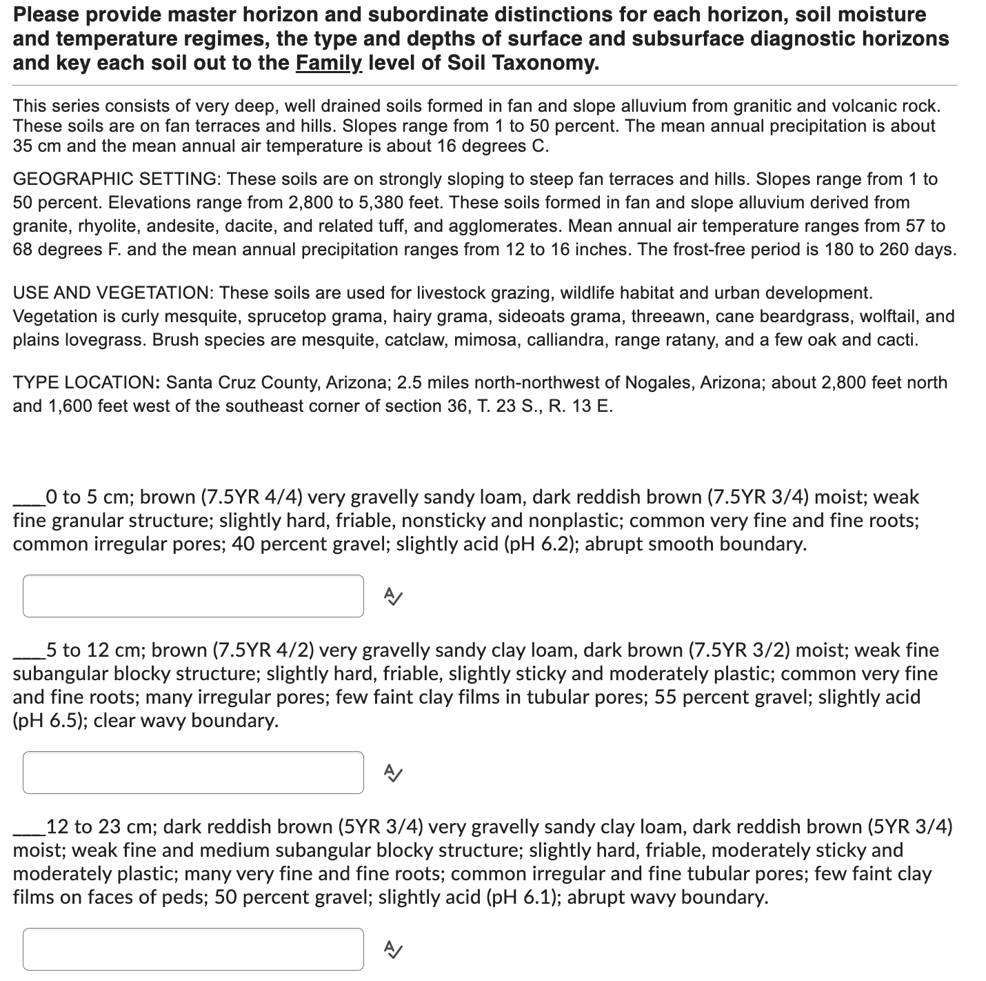 Solved Please provide master horizon and subordinate | Chegg.com