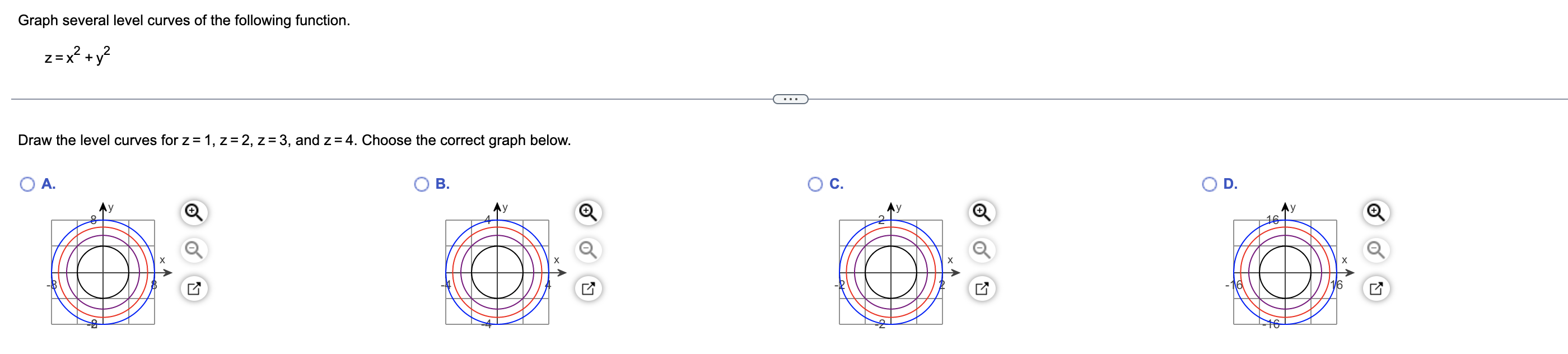 Solved Graph several level curves of the following function. | Chegg.com Solved Graph several level curves of the following function. | Chegg.com