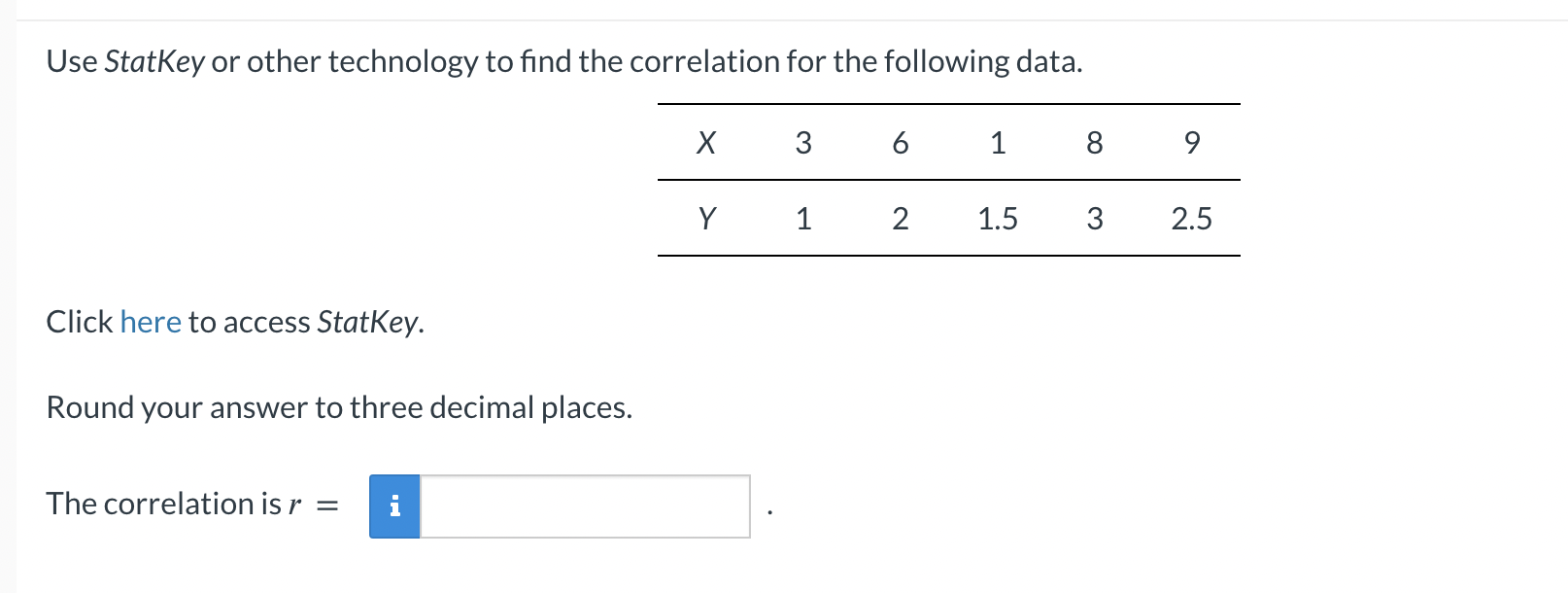 Solved Use Statkey Or Other Technology To Find The