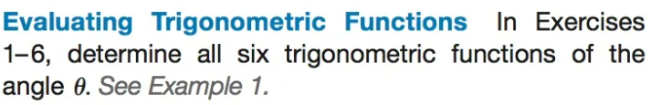Solved Evaluating Trigonometric Functions In Exercises 1 6
