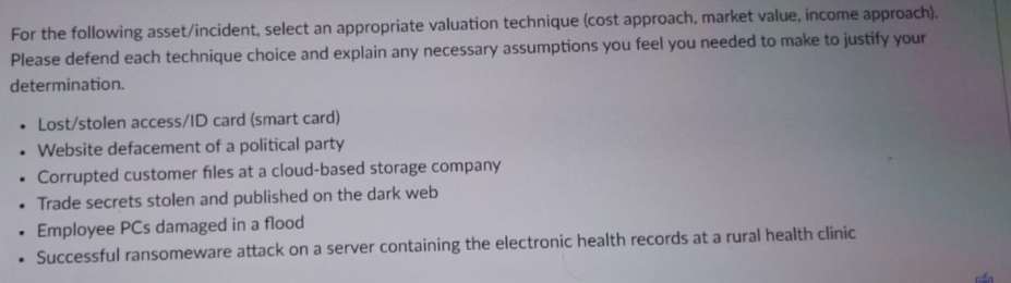 Solved The Security Risk Assessment Handbook: A Complete | Chegg.com