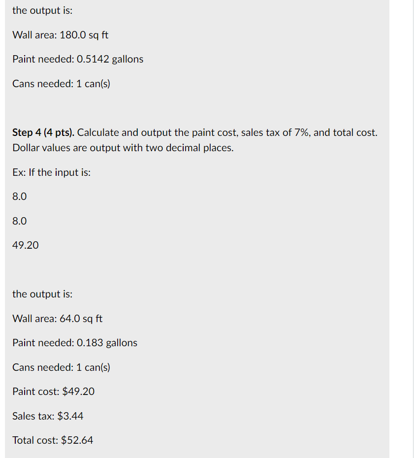 Solved Program Specifications Write a program to calculate | Chegg.com