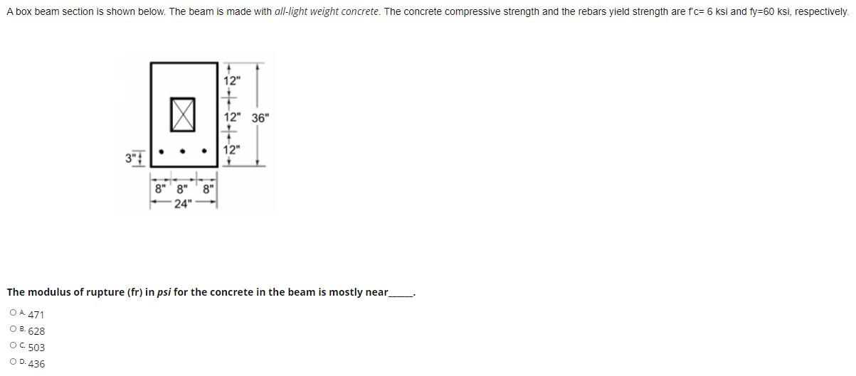 Solved A box beam section is shown below. The beam is made | Chegg.com