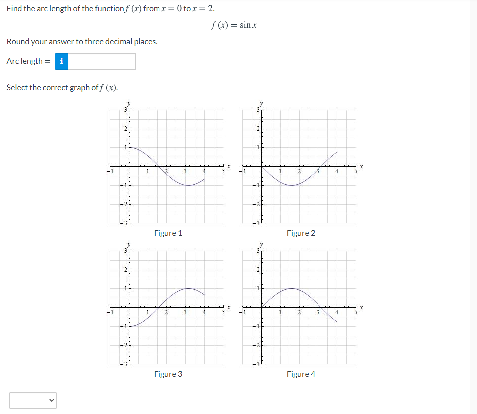 Solved Find the arc length of the functionf (x) from x = 0 | Chegg.com