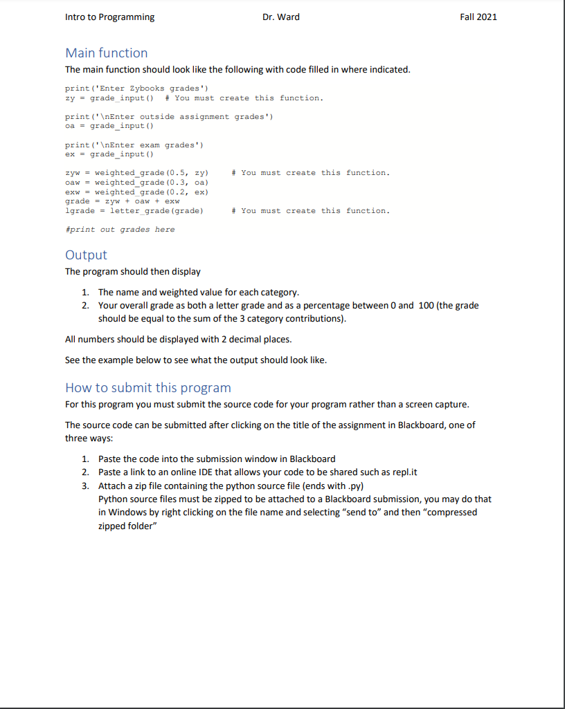 Solved Overview This assignment is again a reworking of your | Chegg.com