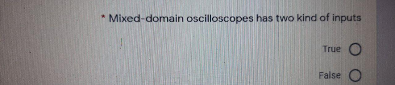 Solved Mixed-domain oscilloscopes has two kind of inputs | Chegg.com