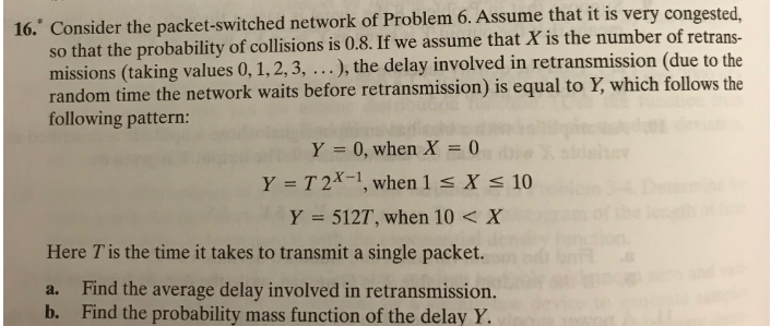 Solved 16. Consider the packet-switched network of Problem | Chegg.com