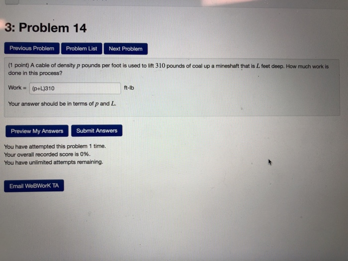 Solved 3: Problem 14 Previous ProblemProblem List Next | Chegg.com Solved 3: Problem 14 Previous ProblemProblem List Next | Chegg.com