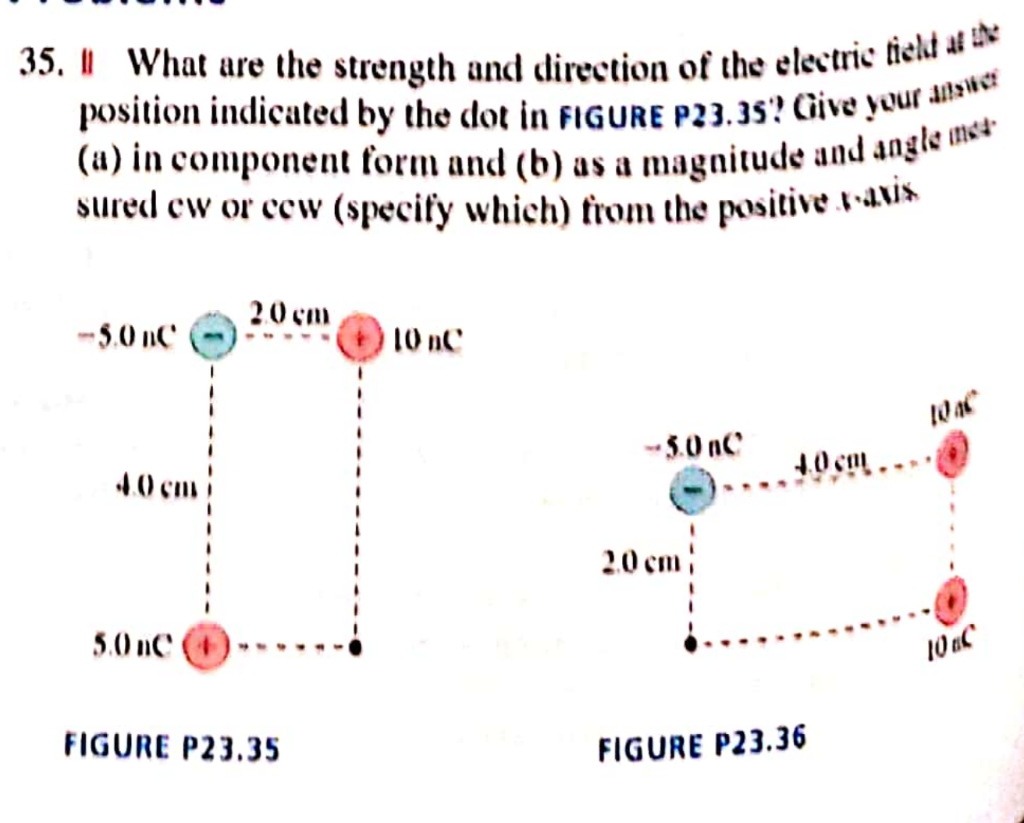 Solved 35. || What are the strength and direction of the | Chegg.com