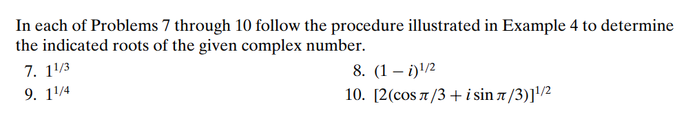 Solved In each of Problems 7 through 10 follow the procedure | Chegg.com