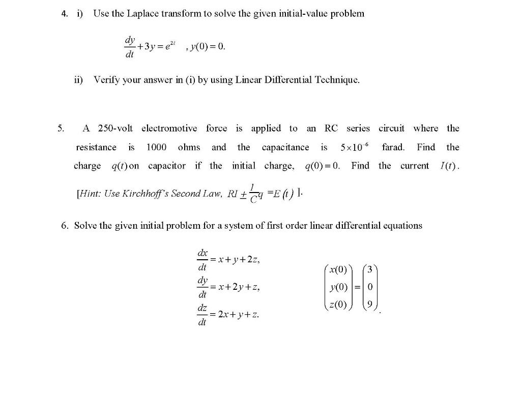 Solved 3. Solve the Euler differential equation - 6y= g(x). | Chegg.com