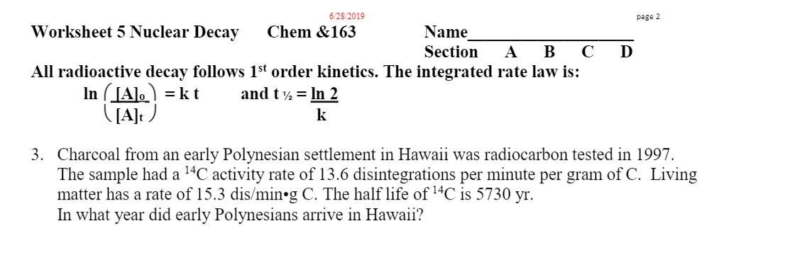 Solved 4. Atomic bombs and nuclear reactor accidents such as | Chegg.com