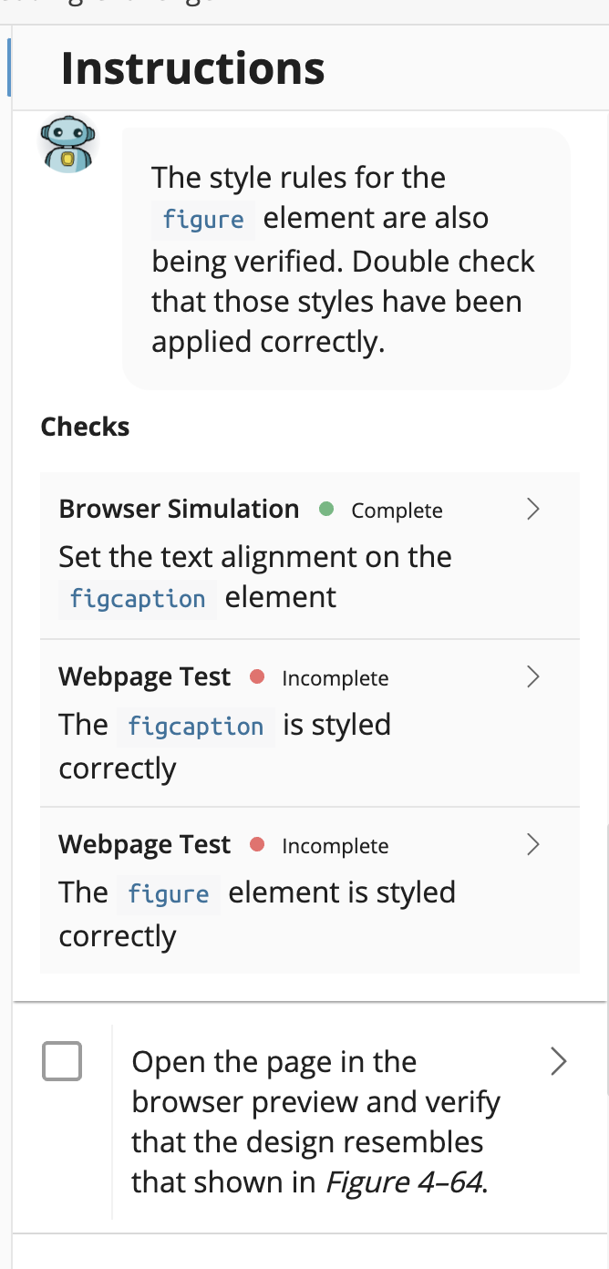 Instructions Summary Figure 4-64 shows a web page | Chegg.com