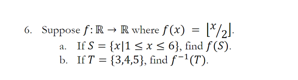 Solved Suppose f:R→R ﻿where f(x)=|??x2??|.a. ﻿If | Chegg.com
