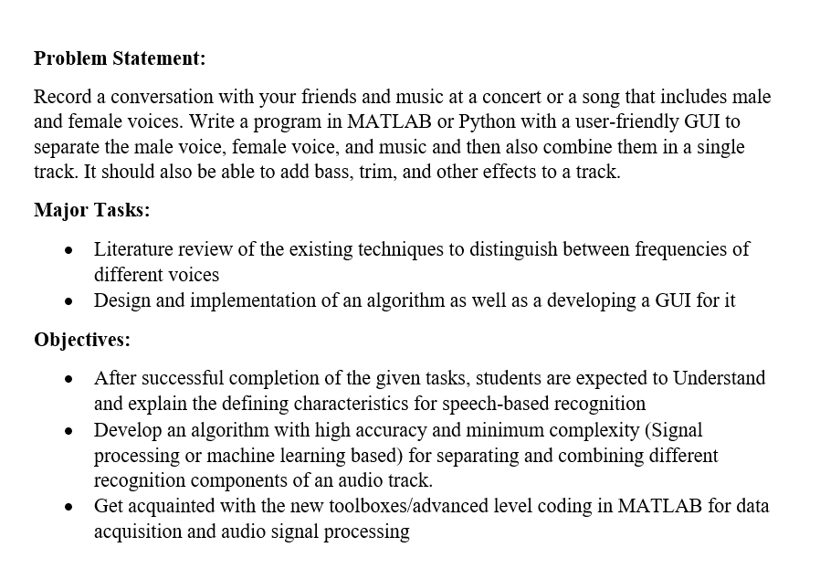 Solved Problem Statement: Record a conversation with your | Chegg.com