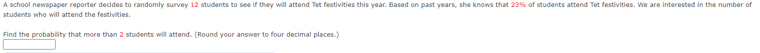 Solved students who will attend the festivities. Find the | Chegg.com