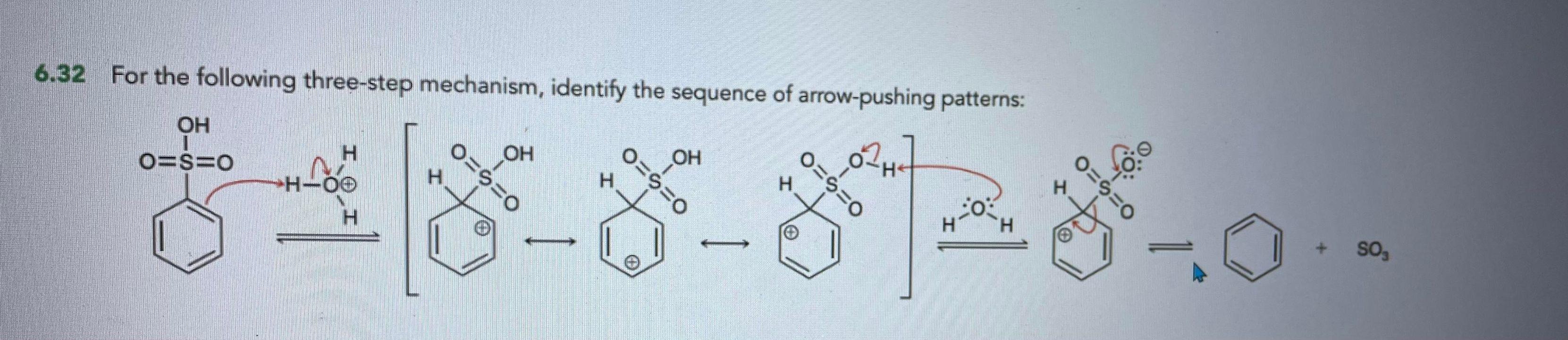 6.32 For the following three-step mechanism, identify | Chegg.com