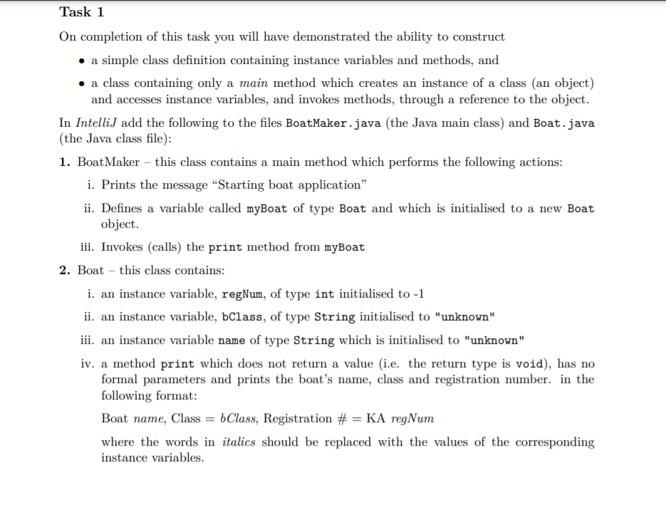 Solved Task 1 On completion of this task you will have | Chegg.com