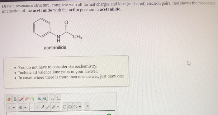 Solved Draw a resonance structure, complete with all formal | Chegg.com
