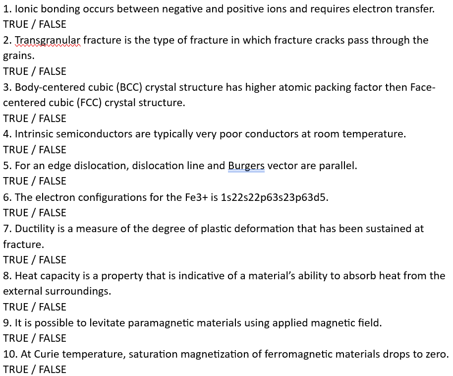Solved 1. lonic bonding occurs between negative and positive | Chegg.com