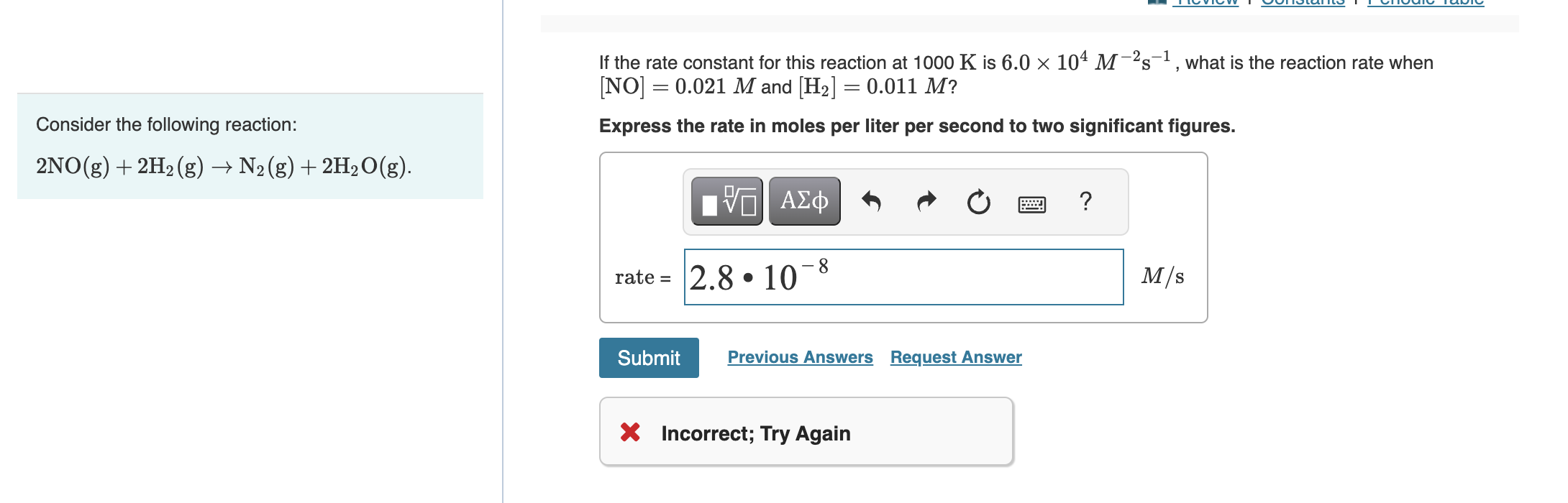 Solved Consider the following | Chegg.com
