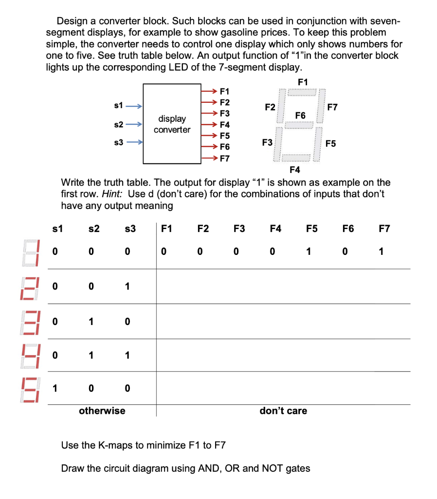 Solved Design a converter block. Such blocks can be used in | Chegg.com