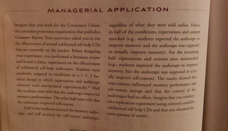 Solved MANAGERIAL APPLICATION Imagine That You Work For The Chegg solved-managerial-application-imagine-that-you-work-for-the-chegg