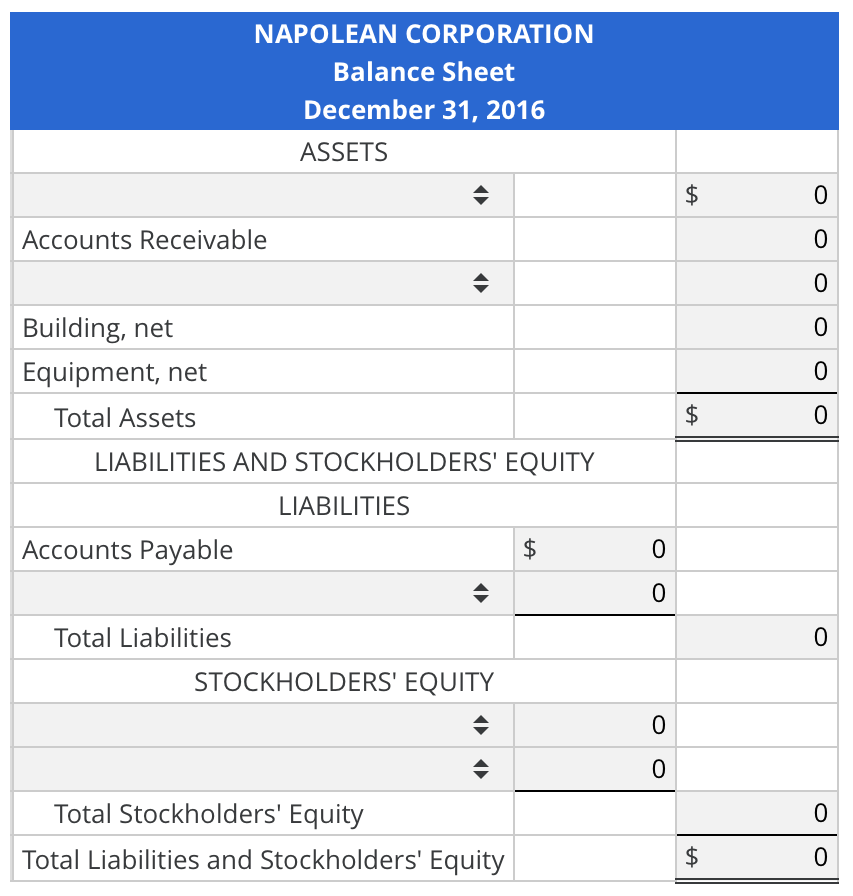 Solved Income Statement, Statement of Stockholders' Equity, | Chegg.com