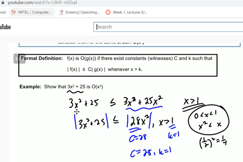 Solved Big O question I prefer the steps to be shown like | Chegg.com