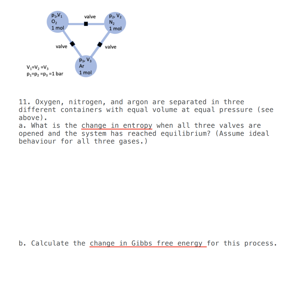 Solved 11. Oxygen, nitrogen, and argon are separated in | Chegg.com