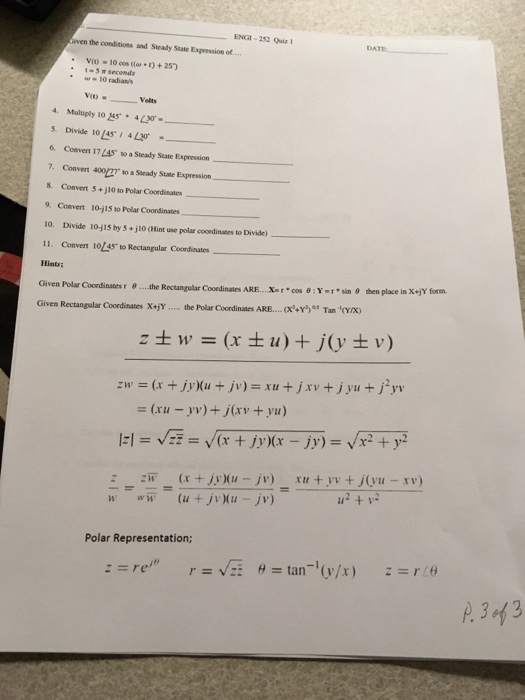 Solved Given the conditions and steady Sate Expression of | Chegg.com