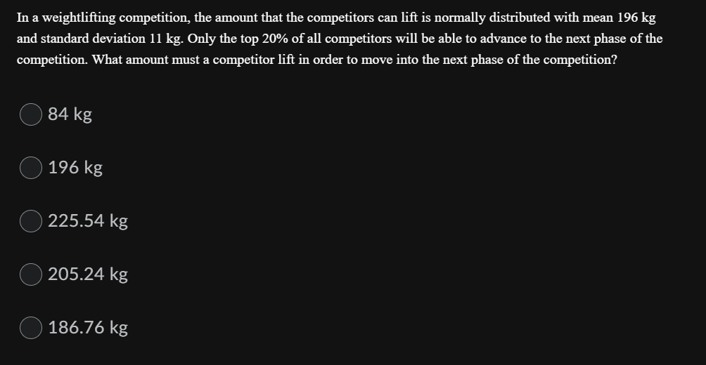 Solved In a weightlifting competition, the amount that the | Chegg.com