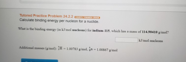 Solved Tutored Practice Problem 24.2.2 COUNTS TOWARDS GRADE | Chegg.com