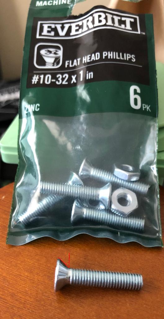 Solved Please explain how to read screw sizes, what does the | Chegg.com